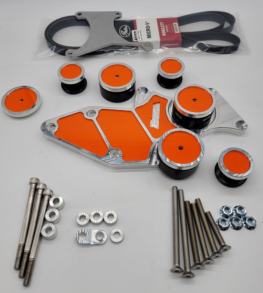 CHEVROLET TRUCK 00-13 TRIPLE BILLET ALTERNATOR BRACKET ***DELUXE SET ...