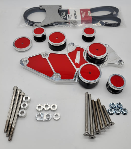 CHEVROLET TRUCK 00-13 TRIPLE BILLET ALTERNATOR BRACKET ***DELUXE SET ...