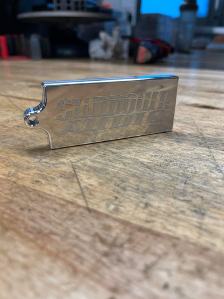 Car audio billet keychains – Jim's Machineworx